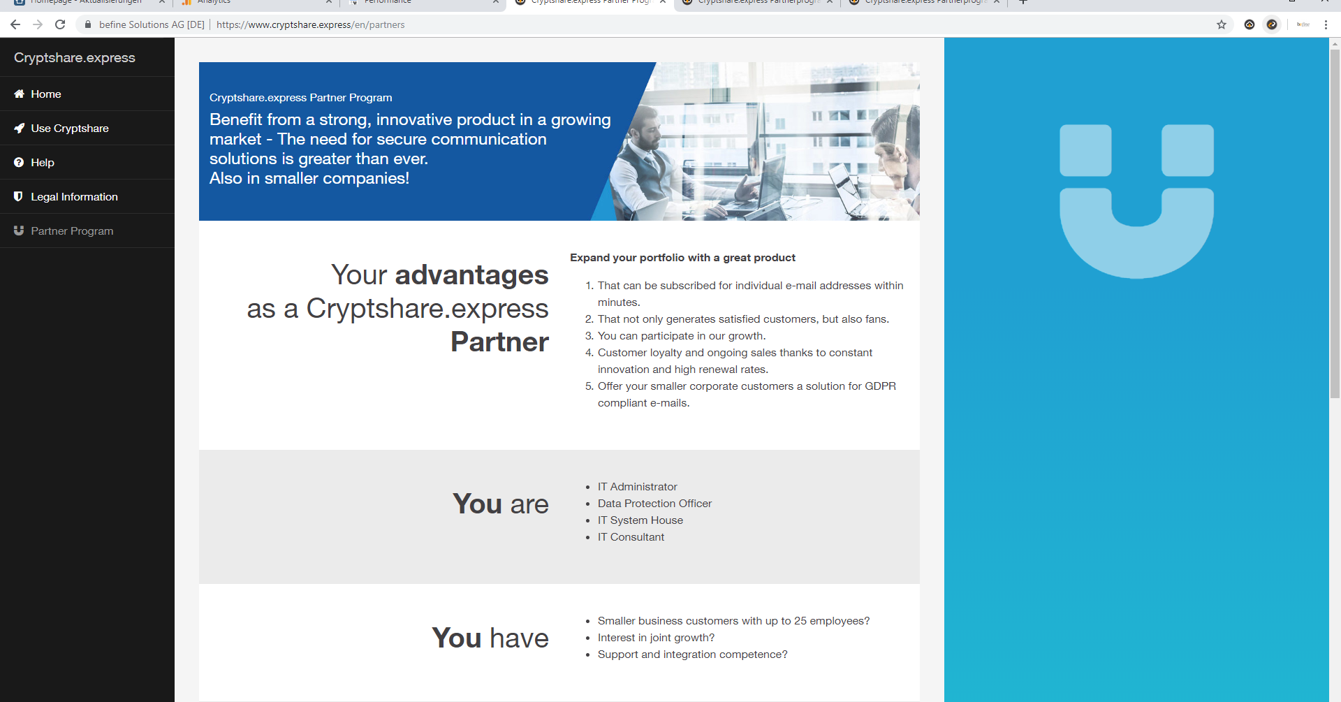 Cryptshare.express Partner Program